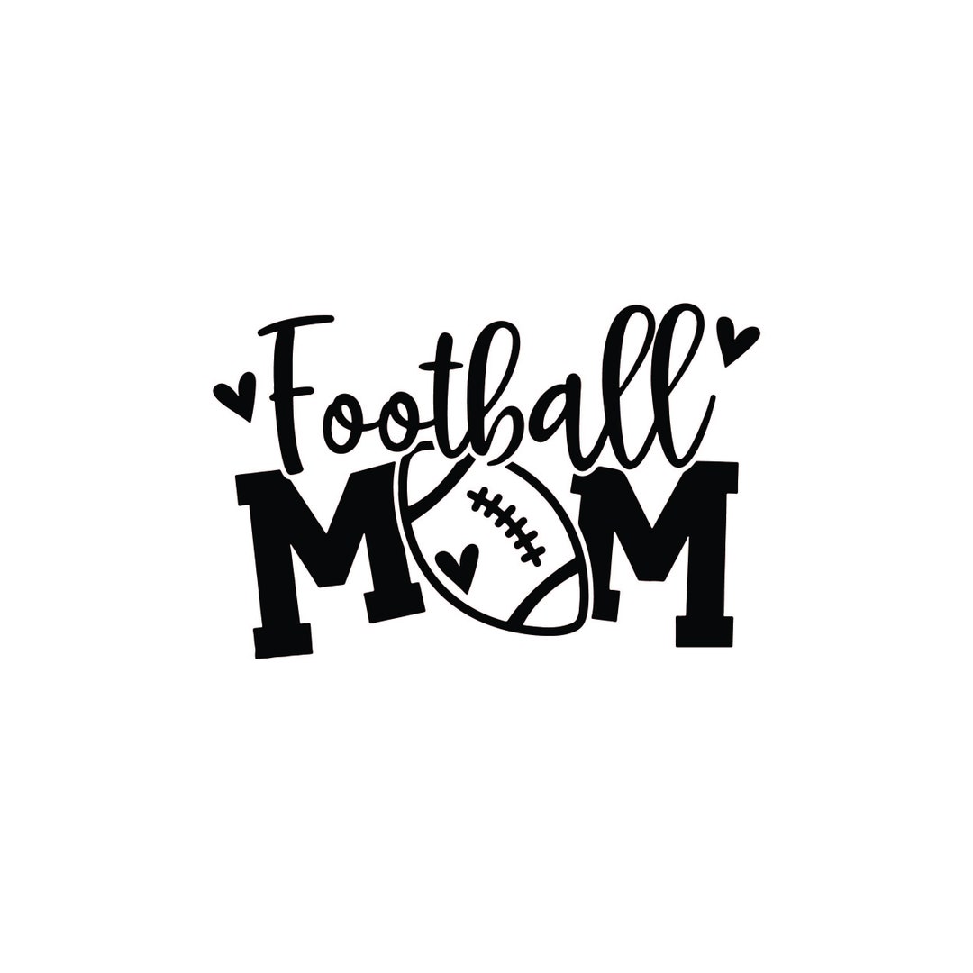 Football Mom Icon (editable SVG) - Etsy
