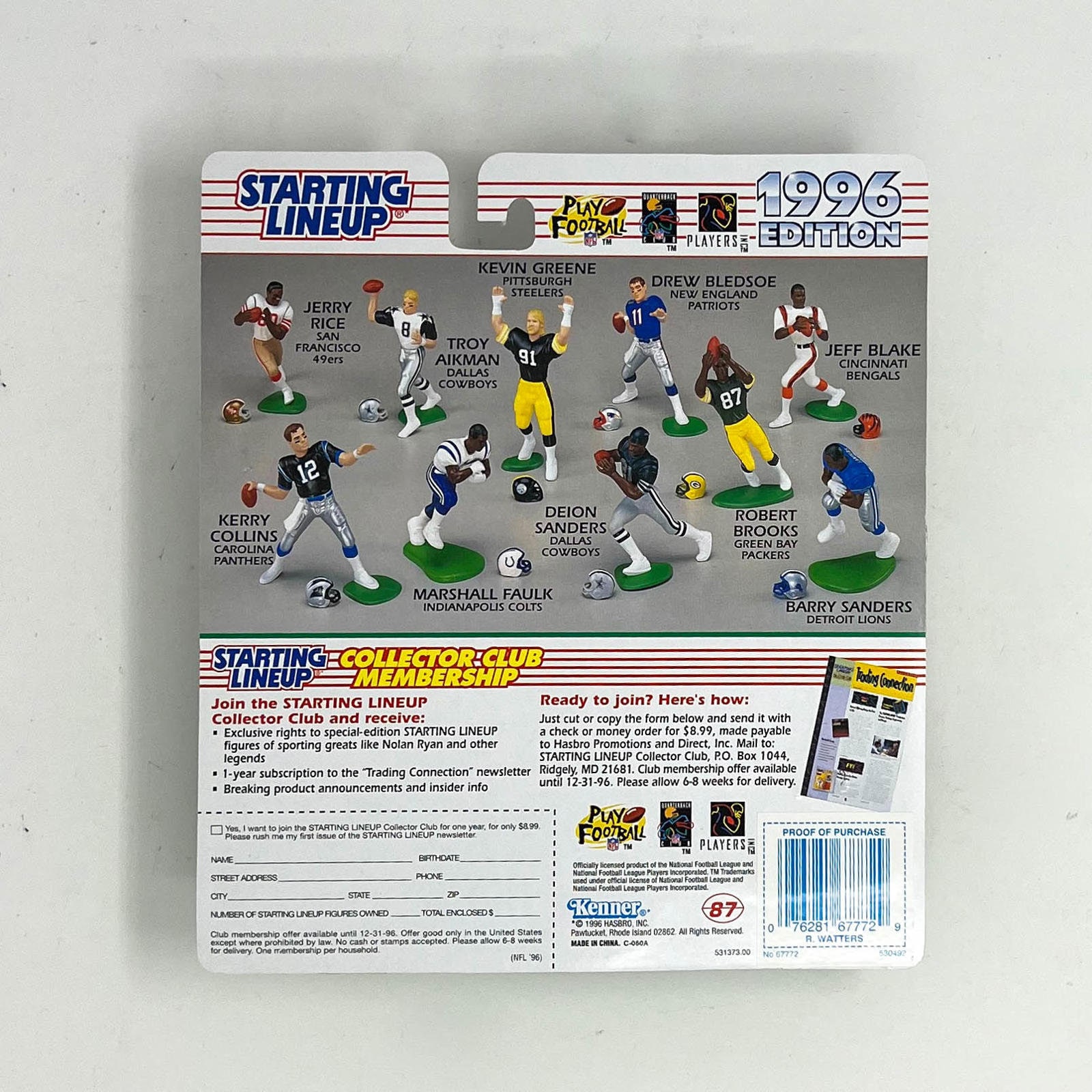 Vintage 1997 NFL Starting Lineup Ricky Watters Philadelphia Eagles ...