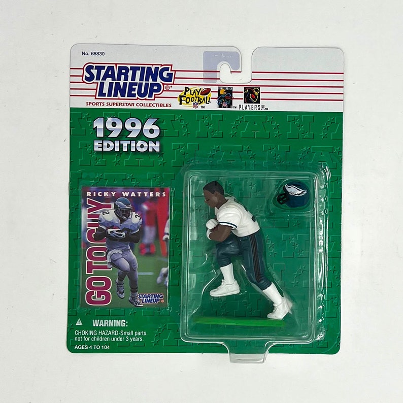 Vintage 1997 NFL Starting Lineup Ricky Watters Philadelphia Eagles ...