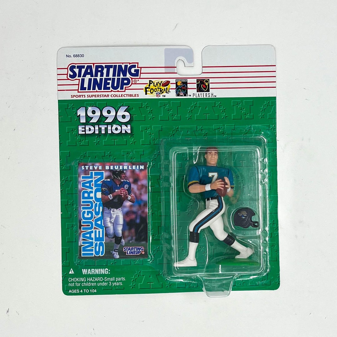 Vintage 1996 NFL Starting Lineup Steve Beuerlein Jaguars Action Figure ...