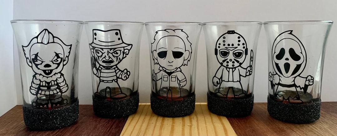 Custom Horror Peek a Boo Shot Glasses - Etsy