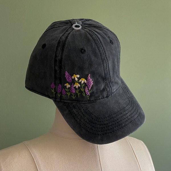Flower Baseball Cap - Etsy