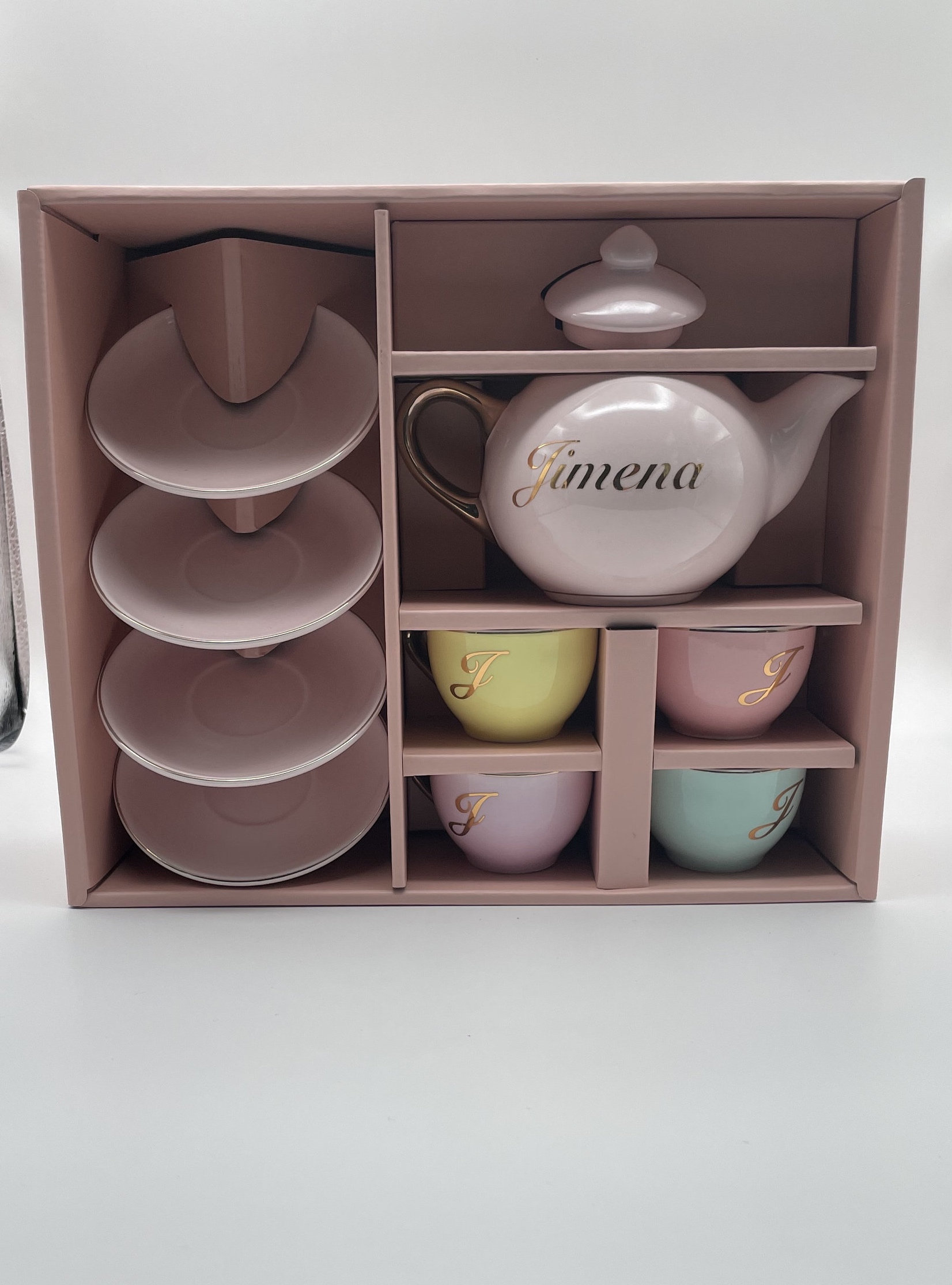 Tea Party Set, Ceramic Tea Party Set, Pretend Play Tea Set, Tea Party ...