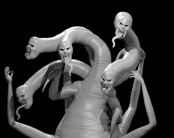 Dnd False Hydra Miniature Monster Miniature Aberration Miniature 75mm ...