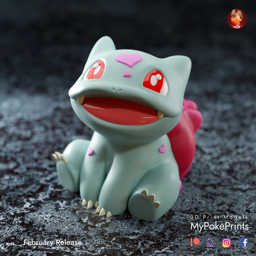 Bulbasaur Heart - Etsy