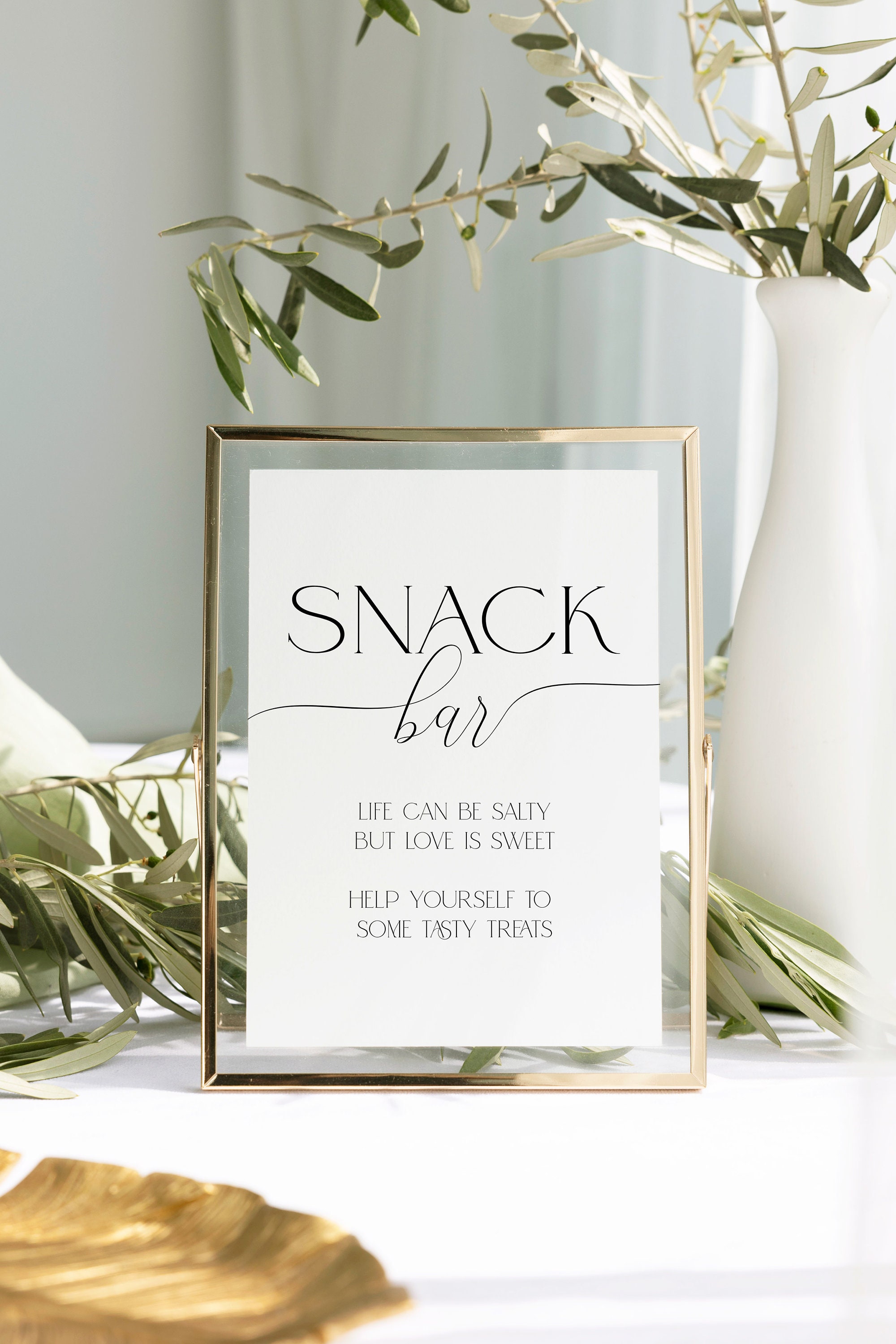 Snack Bar Minimal Snack Bar Sign Snacks Minimalist Bar - Etsy