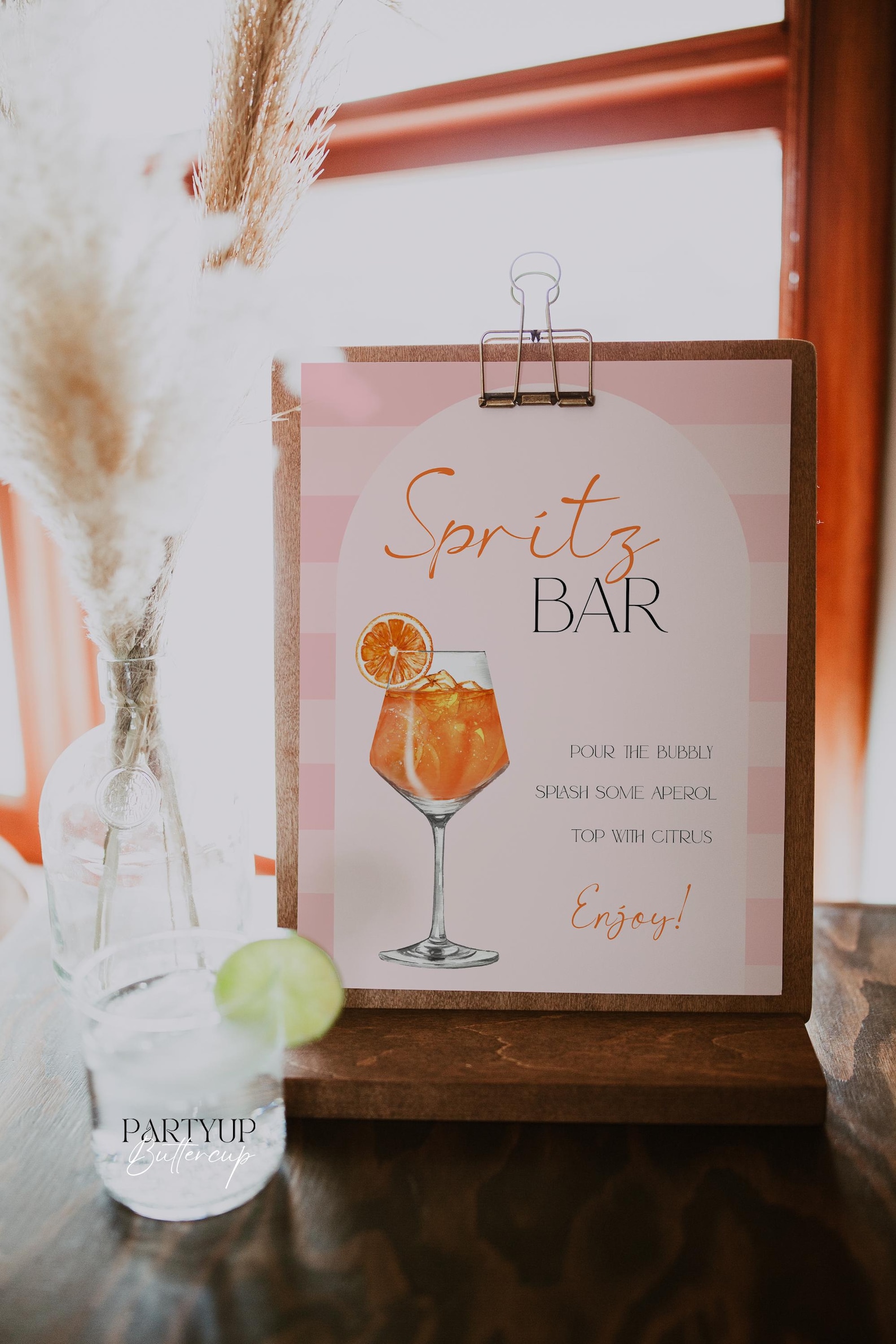Aperol Spritz Bar Sign, Aperol Spritz Cocktail Print, Love at First ...