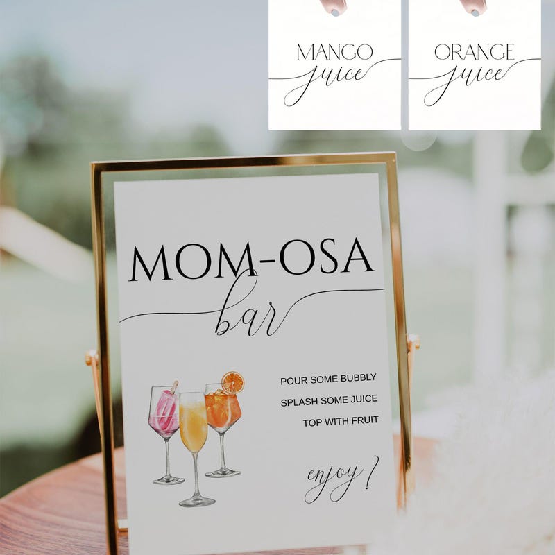 Mimosa Bar Sign - Etsy
