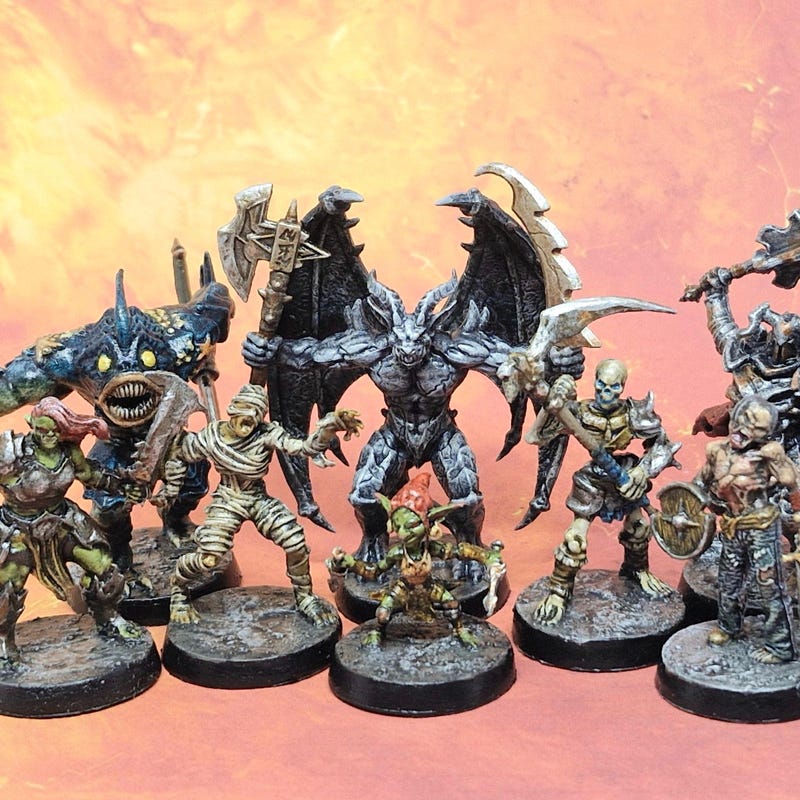 Heroquest Painted Heroes - Etsy UK
