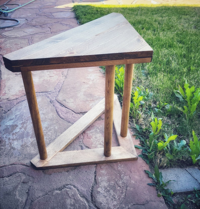 Individual Table, Side Table, Triangle - Etsy