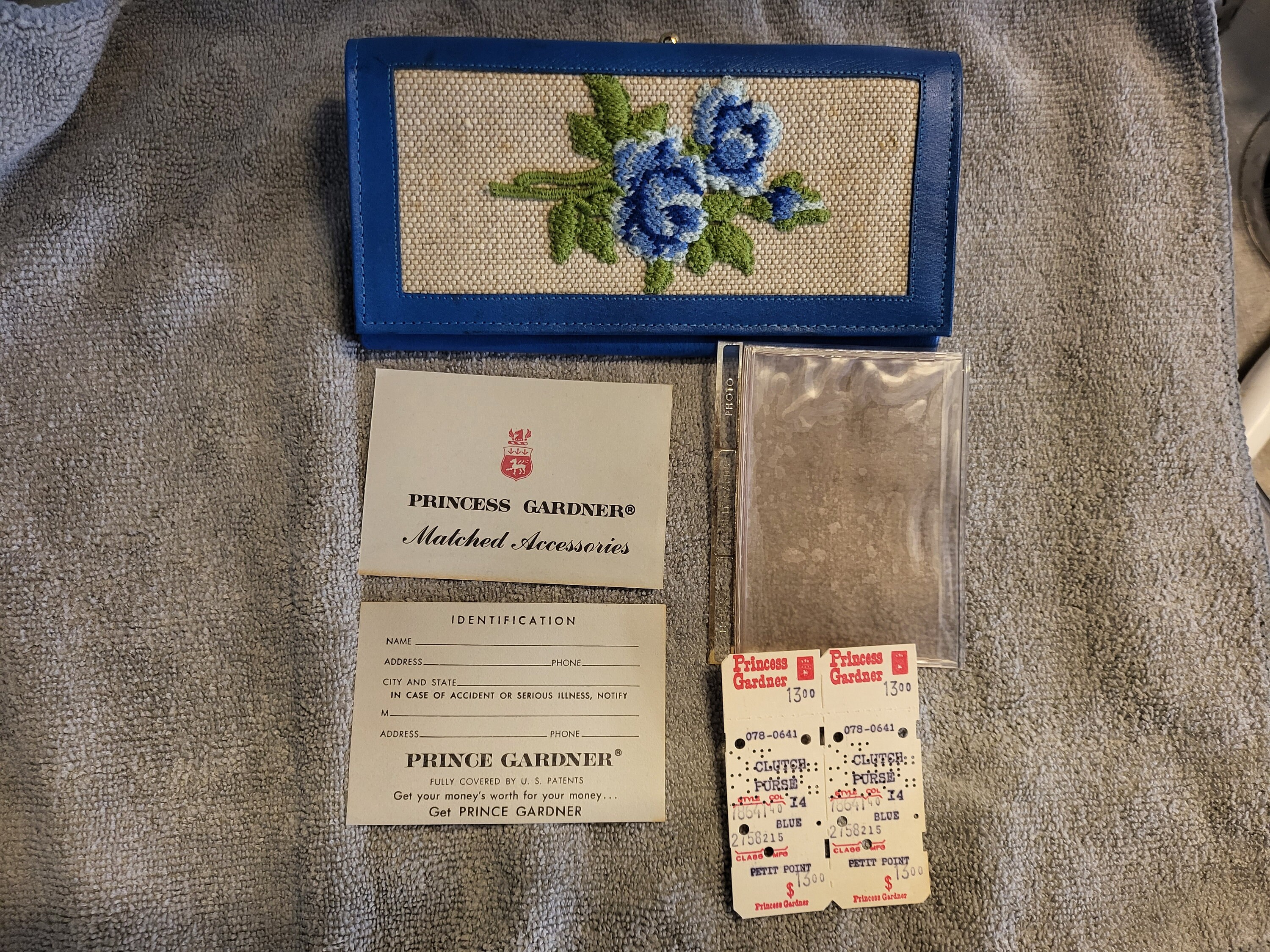 Vintage 1960's Princess Gardner Women's Embroidered Wallet - Etsy