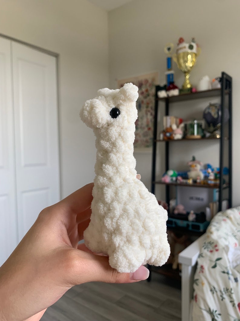 Alpaca Crochet Plush | Llama Plushie | Pocket Buddy | Mini Plush | Desk ...