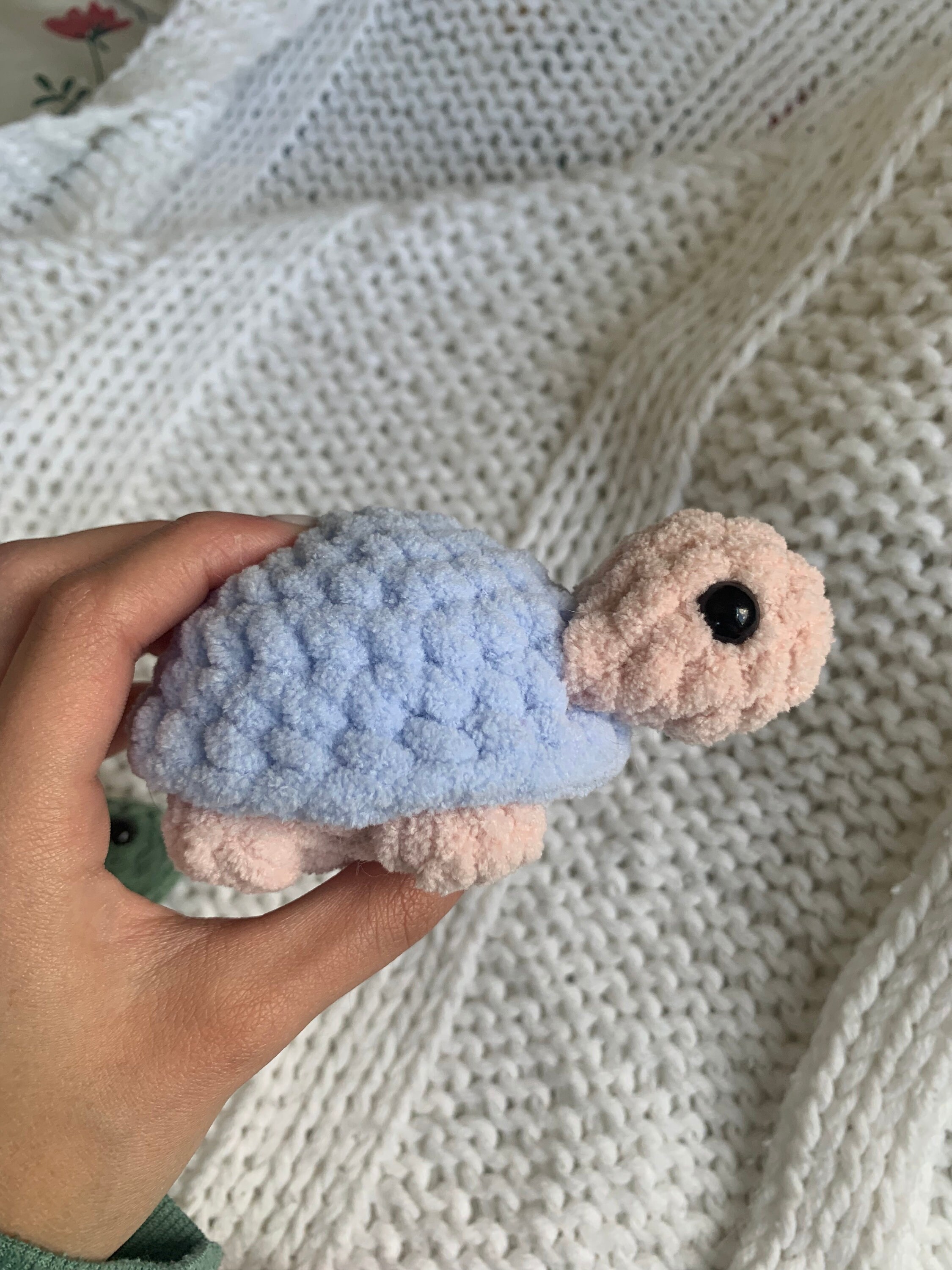 Crochet Turtle Plush: Custom Pastel Kawaii Desk Toy - Etsy