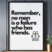 No Man is a Failure Who Has Friends It's a Wonderful Life Quote Digital ...