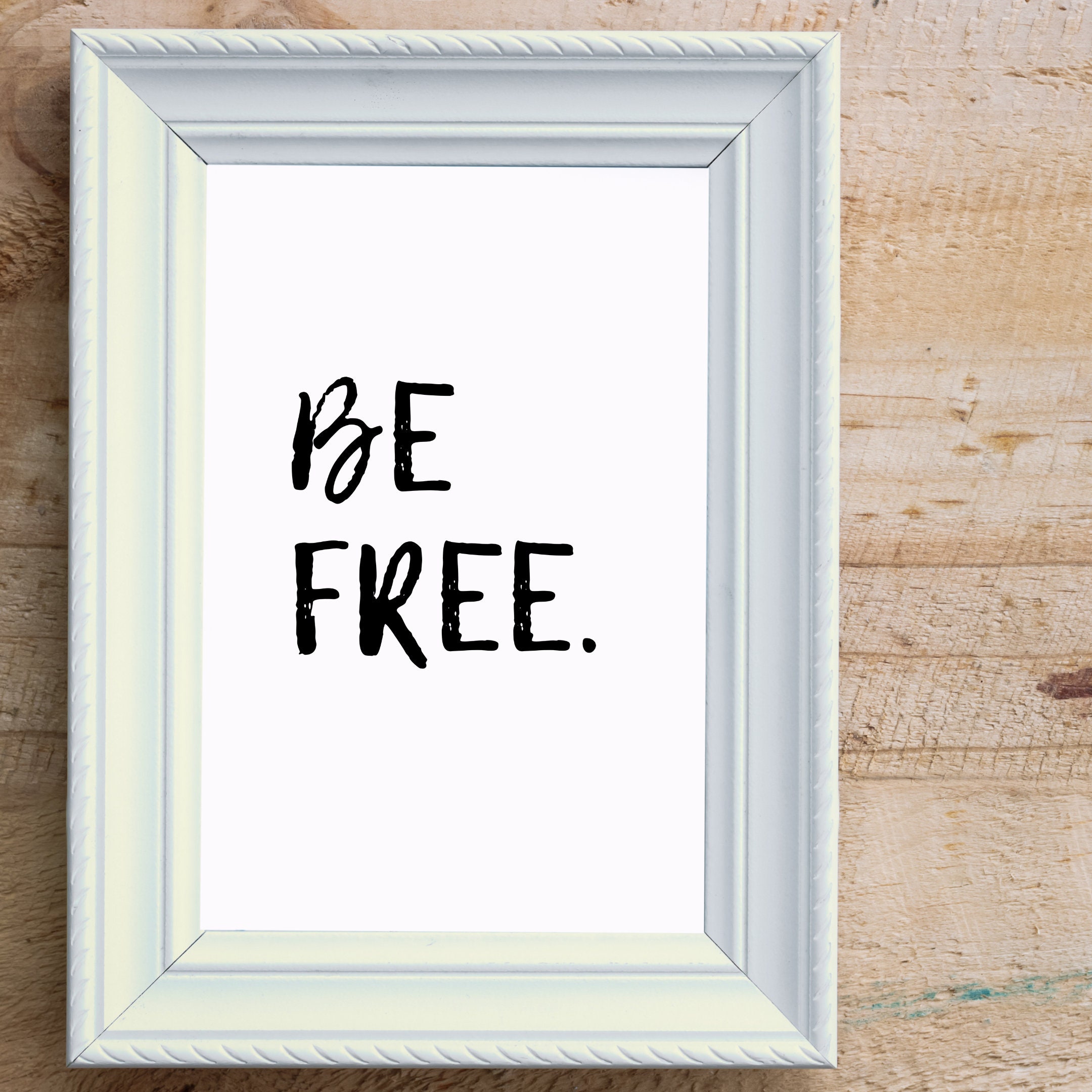 Be Free Quote Digital Download - Etsy