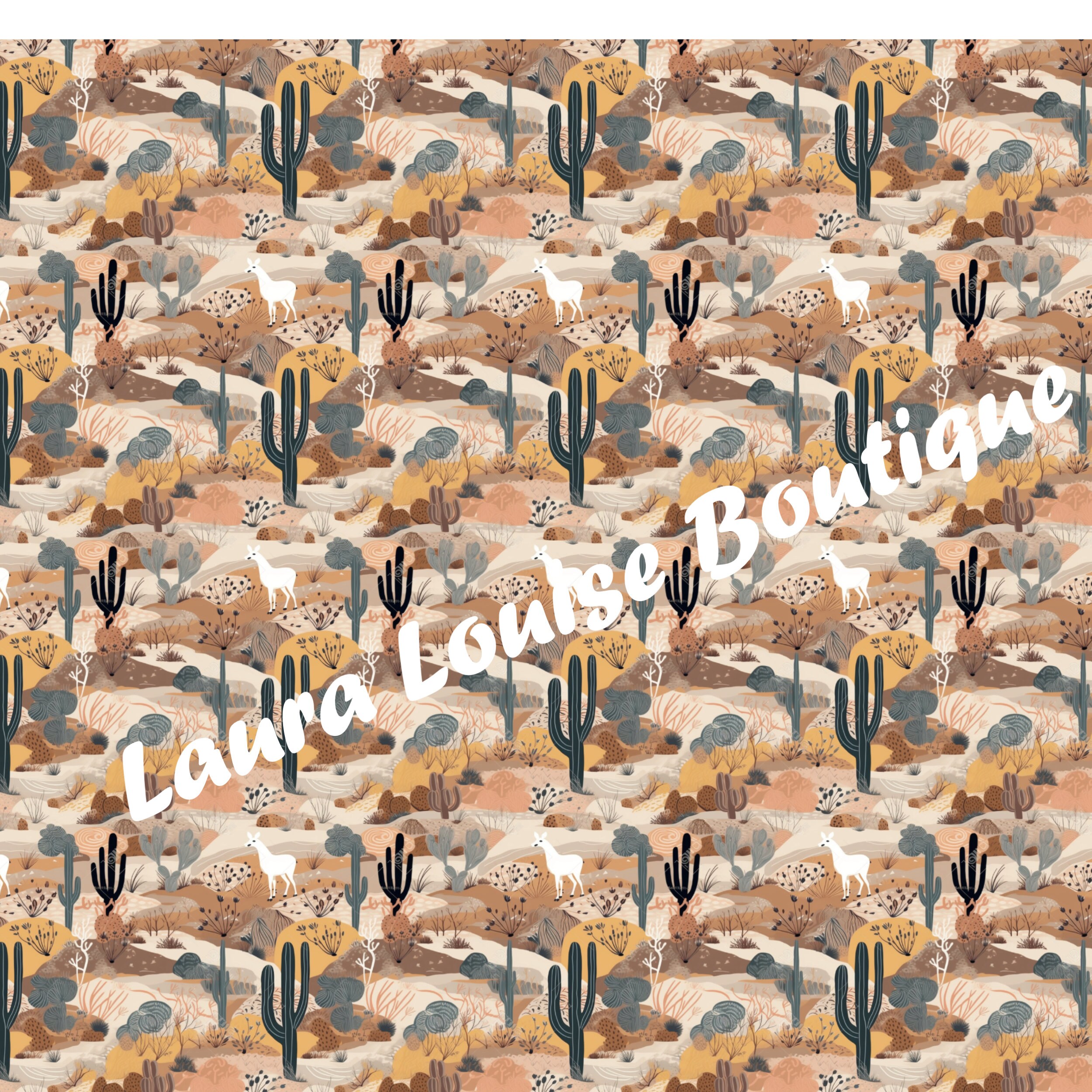 4 Boho Desert Scene Seamless Patterns Digital Download4 Boho Desert ...
