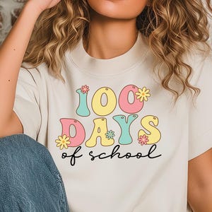 100 Days of School Groovy Design , PNG, SVG , Digital Download - Etsy