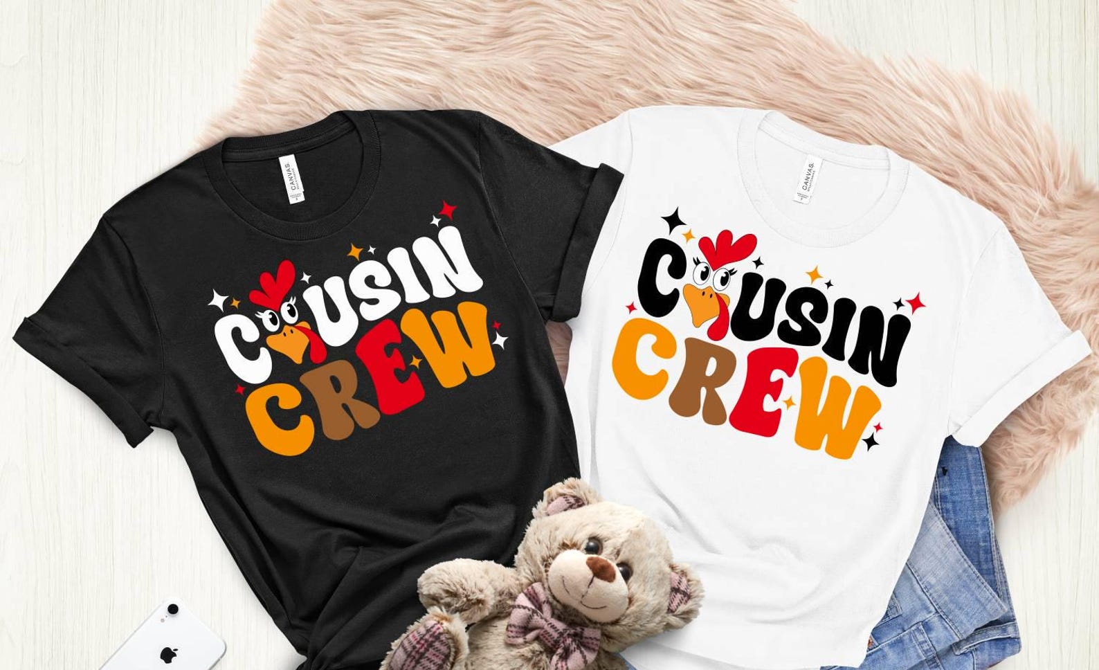 Cousin Crew Png , Thanksgiving Kids Family Matching Cousin Crew Png ...
