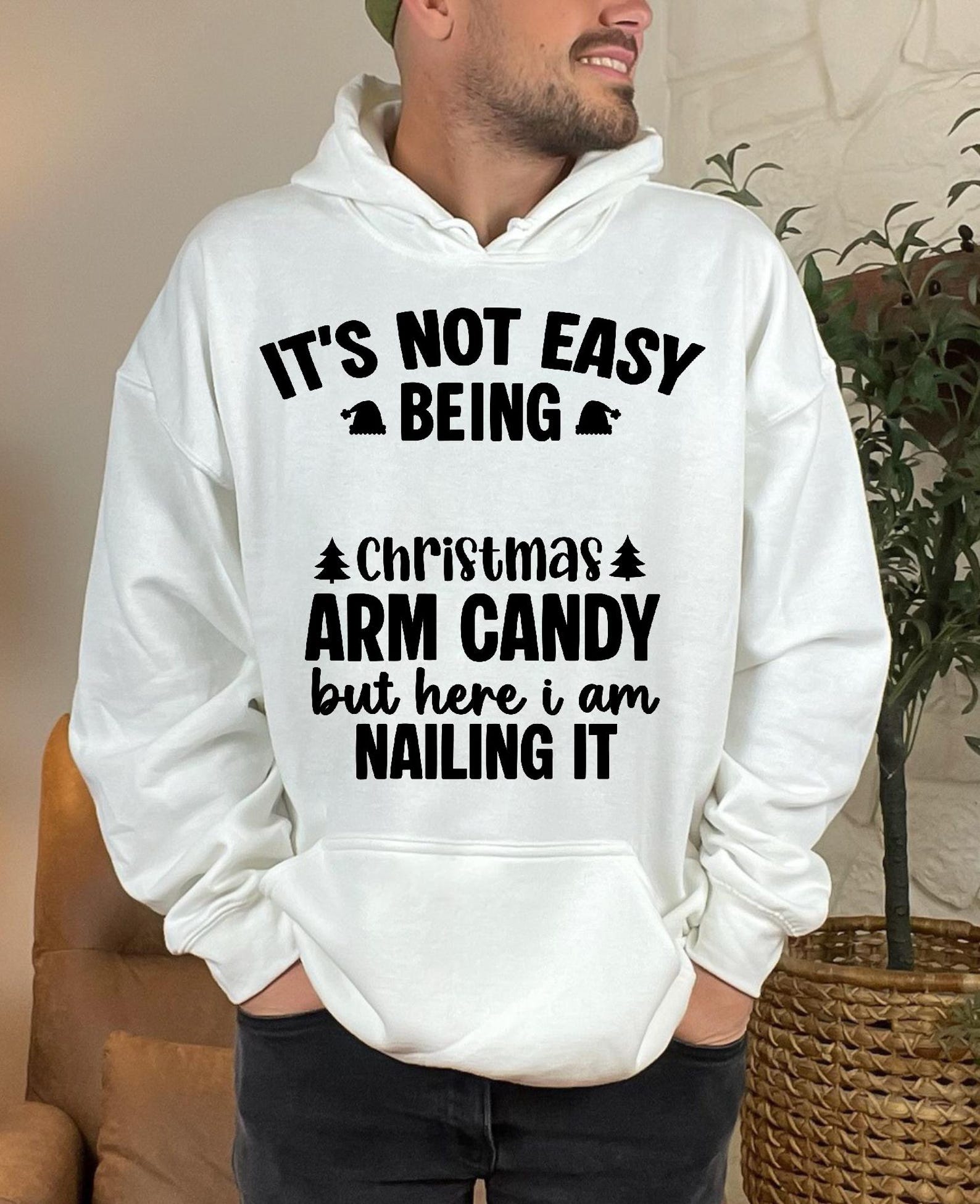 Its Not Easy Being Svg Png, Funny Christmas Arm Candy, Christmas Couple ...