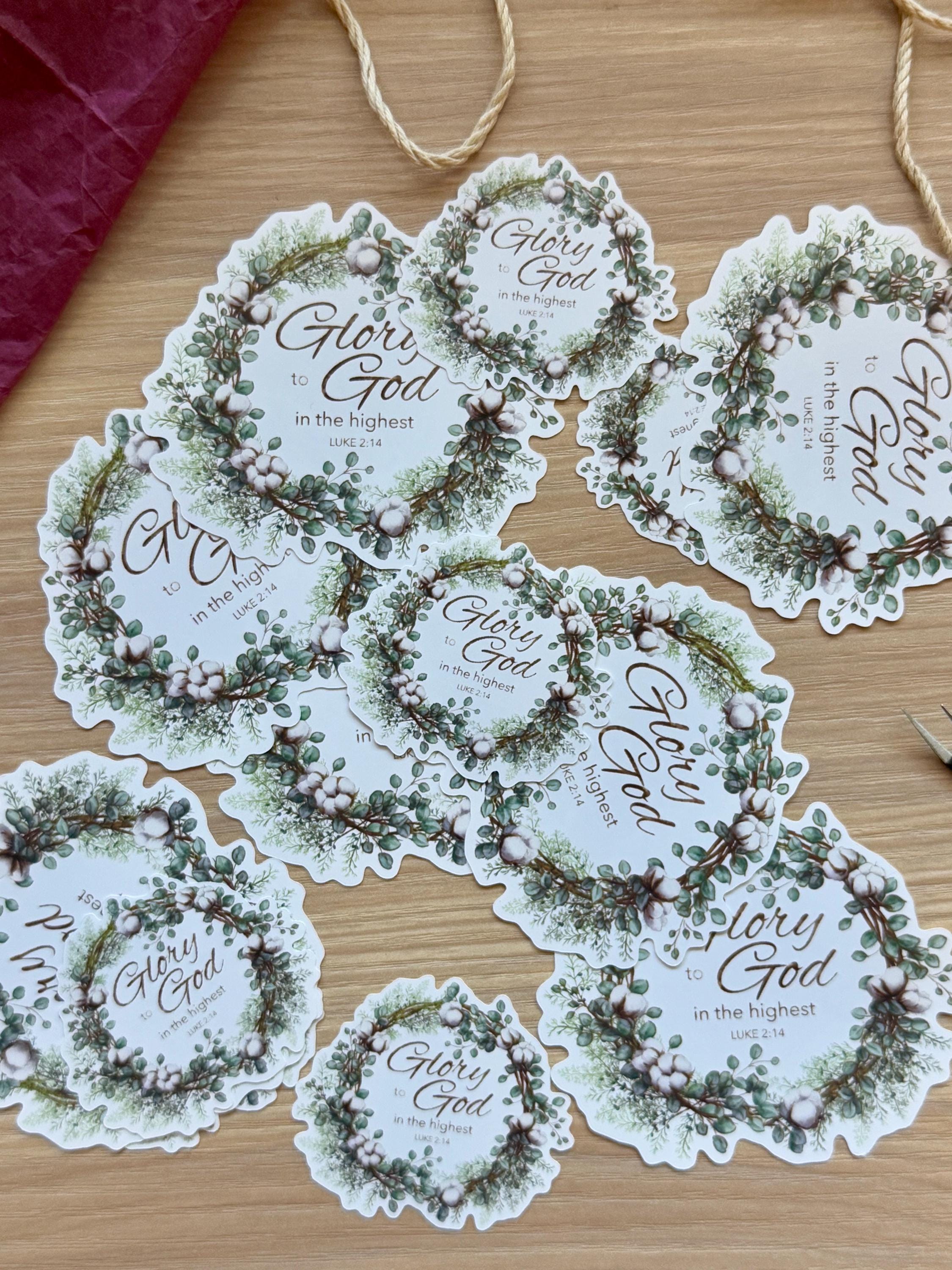 Bible Journaling Sticker Christmas Themed Small Gift for Teacher ...