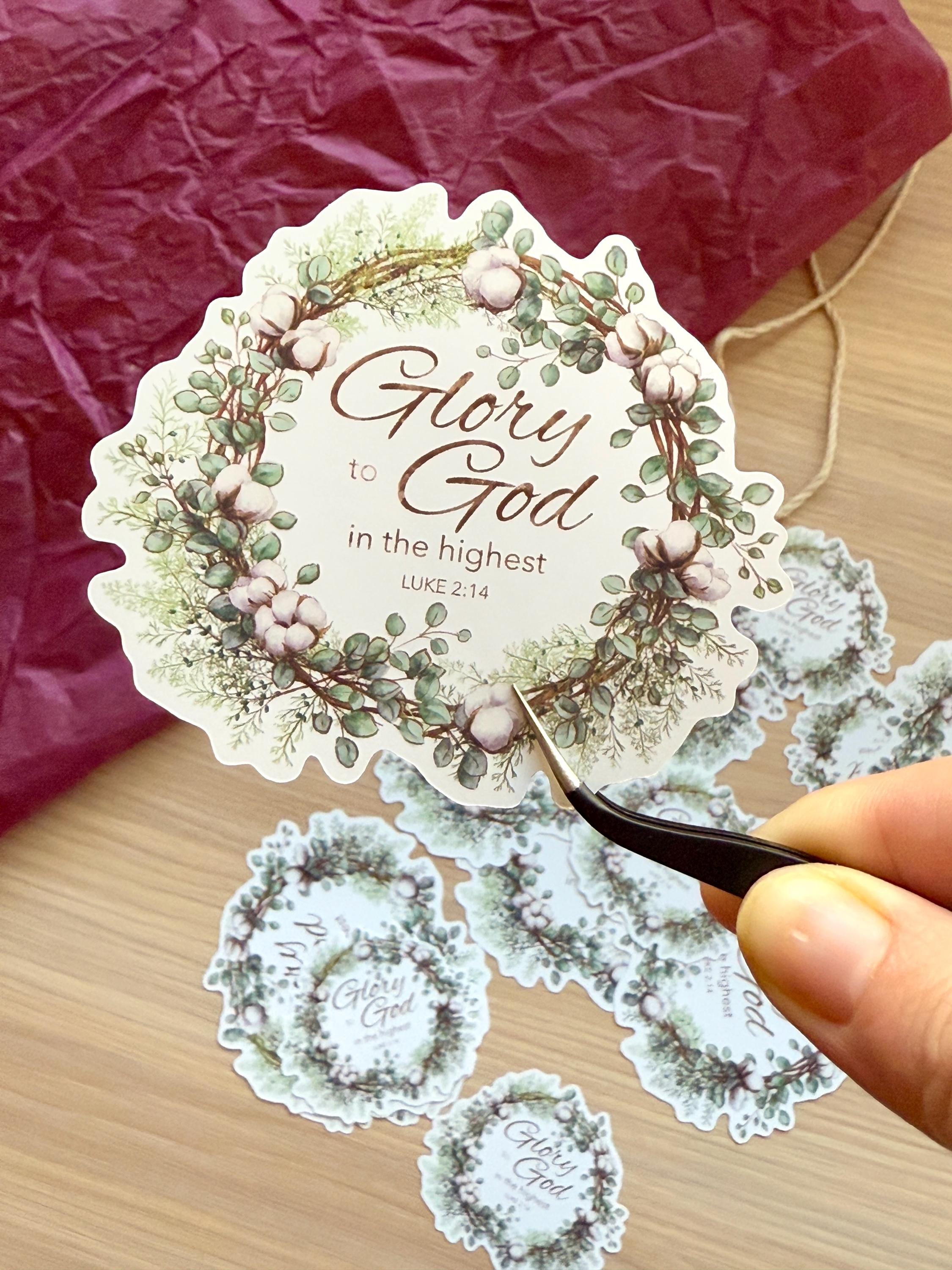 Bible Journaling Sticker Christmas Themed Small Gift for Teacher ...