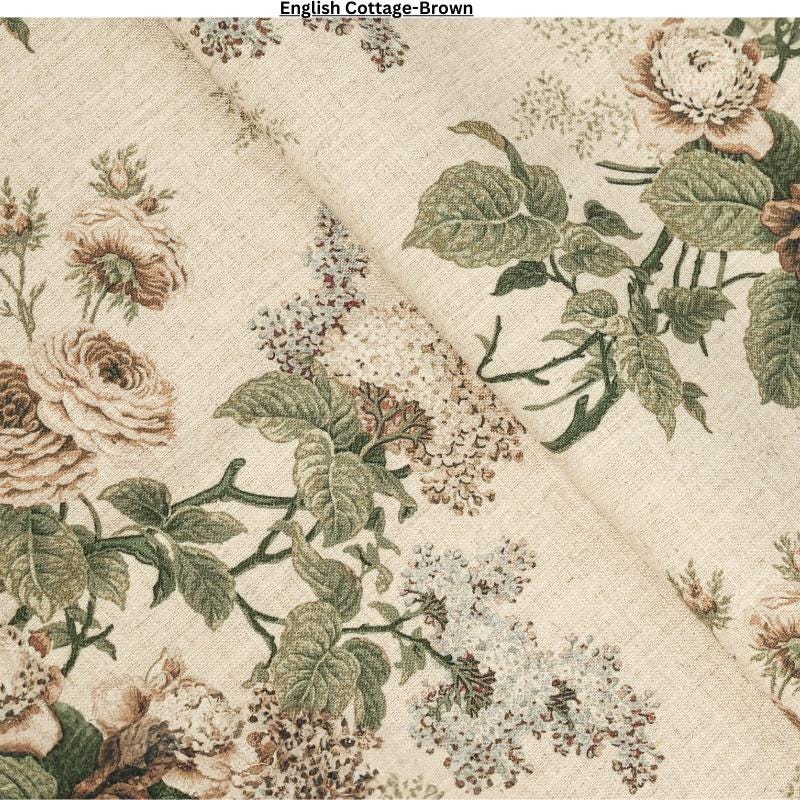 Floral Print Custom Curtains, English Cottage Style, Custom Drapes for ...