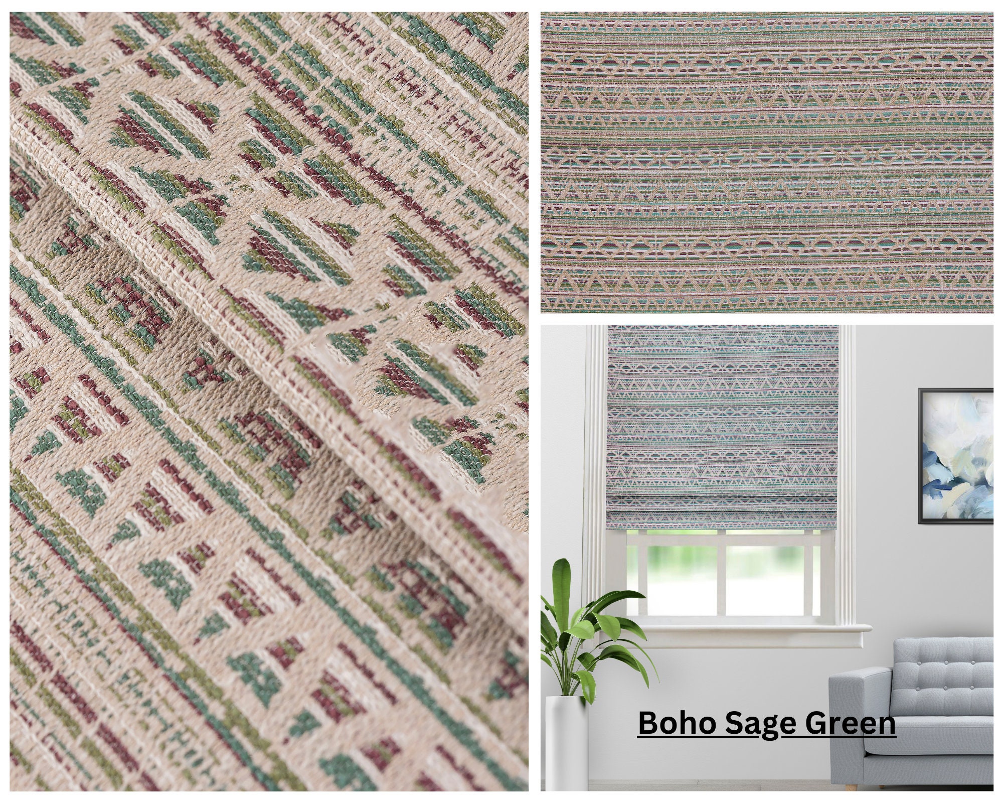 Made to Order Roman Shades Window Shades Fabric Shades FREE Blackout ...