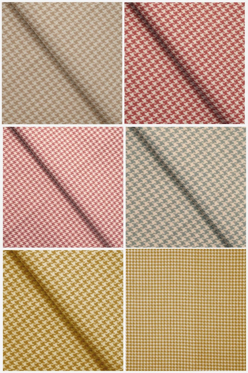 Houndstooth Custom Curtains | FREE Blackout Upgrade | 5 Colors. - Etsy