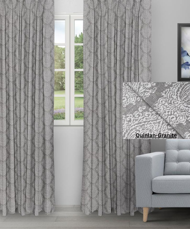 Custom Curtains for Bedroom | Coral Curtains | Black Out Curtains | Tab ...