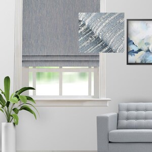 Striped Fabric Window Shades, Striped Window Blinds and Shades, 3 ...