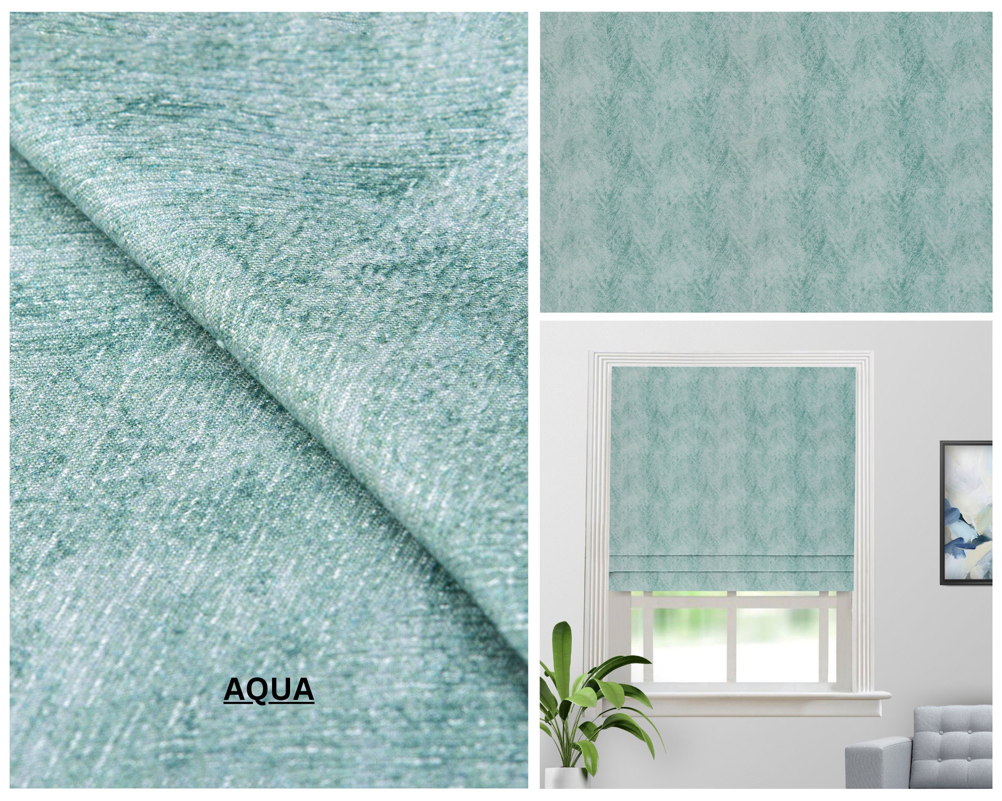 Custom Roman Shades Textured Fabric Shades Relaxed Roman Shades coral ...