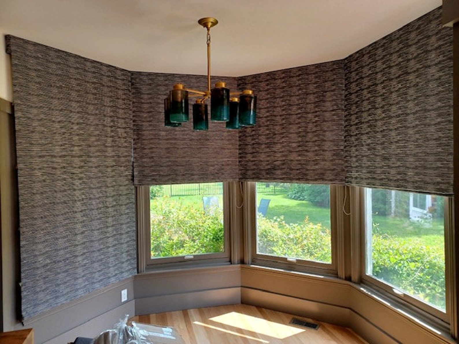 Striped Roman Shades, 5 Colors , Window Shades, Custom Bedroom Shades ...