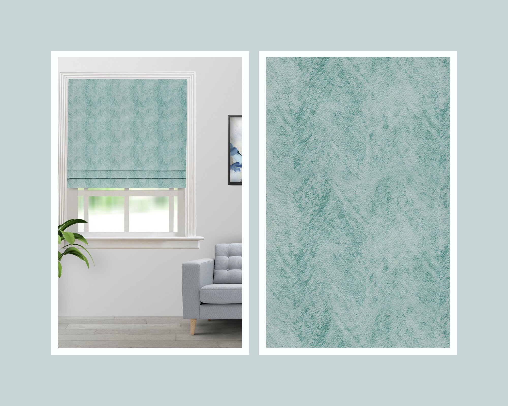 Custom Roman Shades Textured Fabric Shades Relaxed Roman Shades coral ...