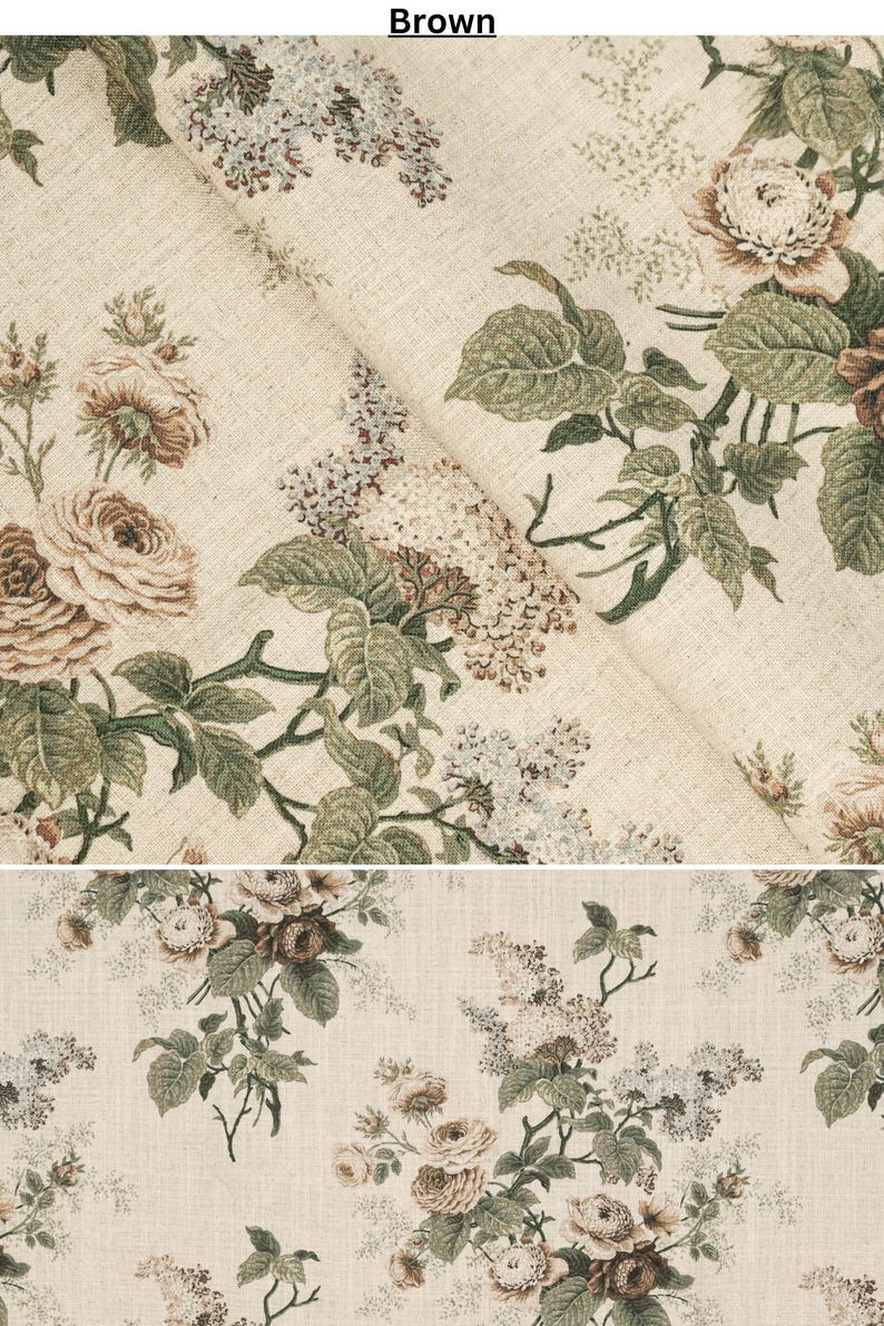 English Cottage Curtains Bedroom Curtains Blackout Curtains Living and ...