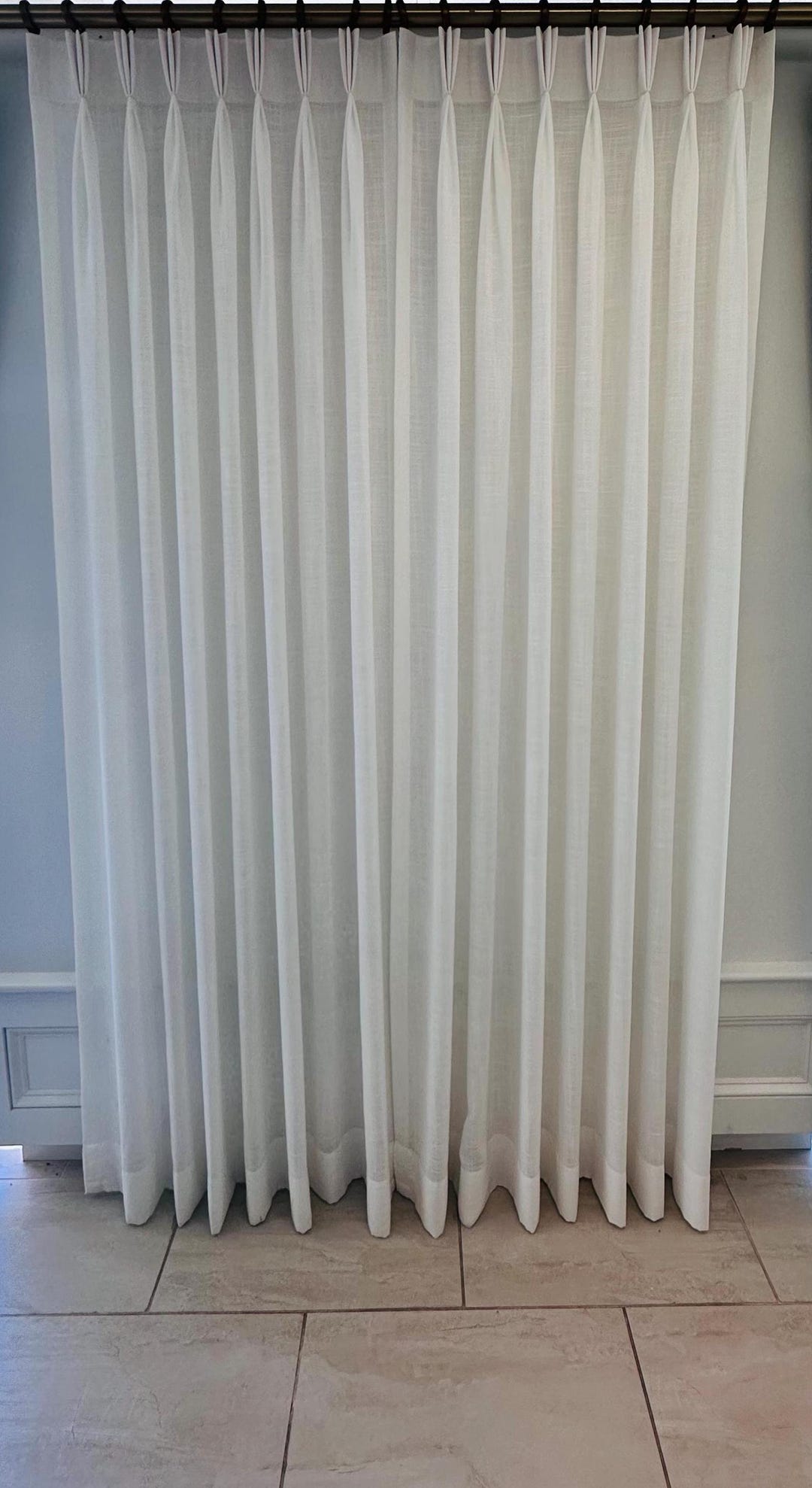 Sheers From 59 a Pair Linen Sheer 15 Colors Triple Pinch Sheers Sheers ...