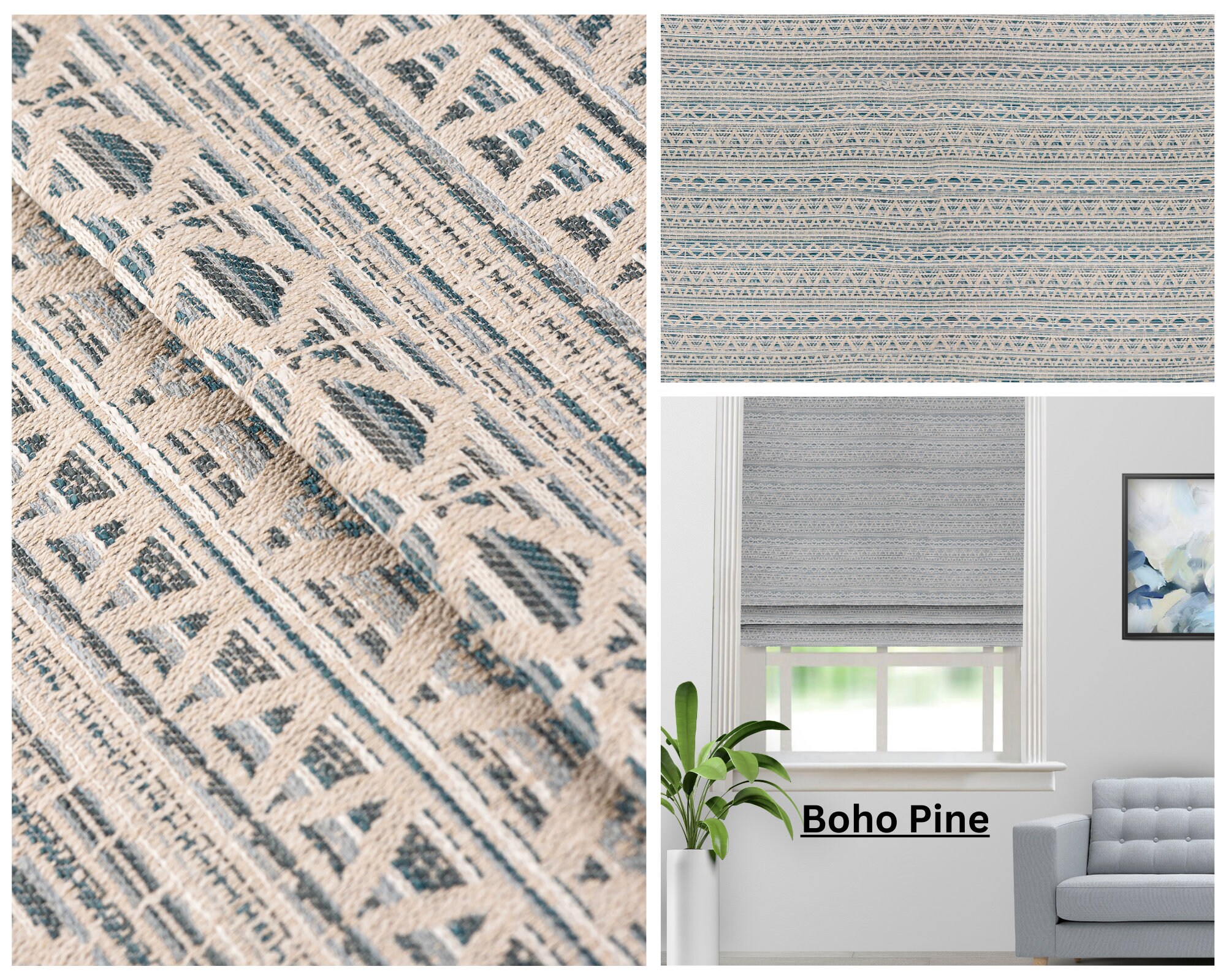 Made to Order Roman Shades Window Shades Fabric Shades FREE Blackout ...