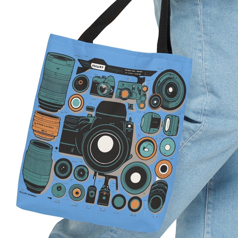 Unique Graphic Design Tote Bag for Photography Enthusiasts, Perfect ...