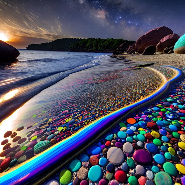 Colorful Rocks - Etsy