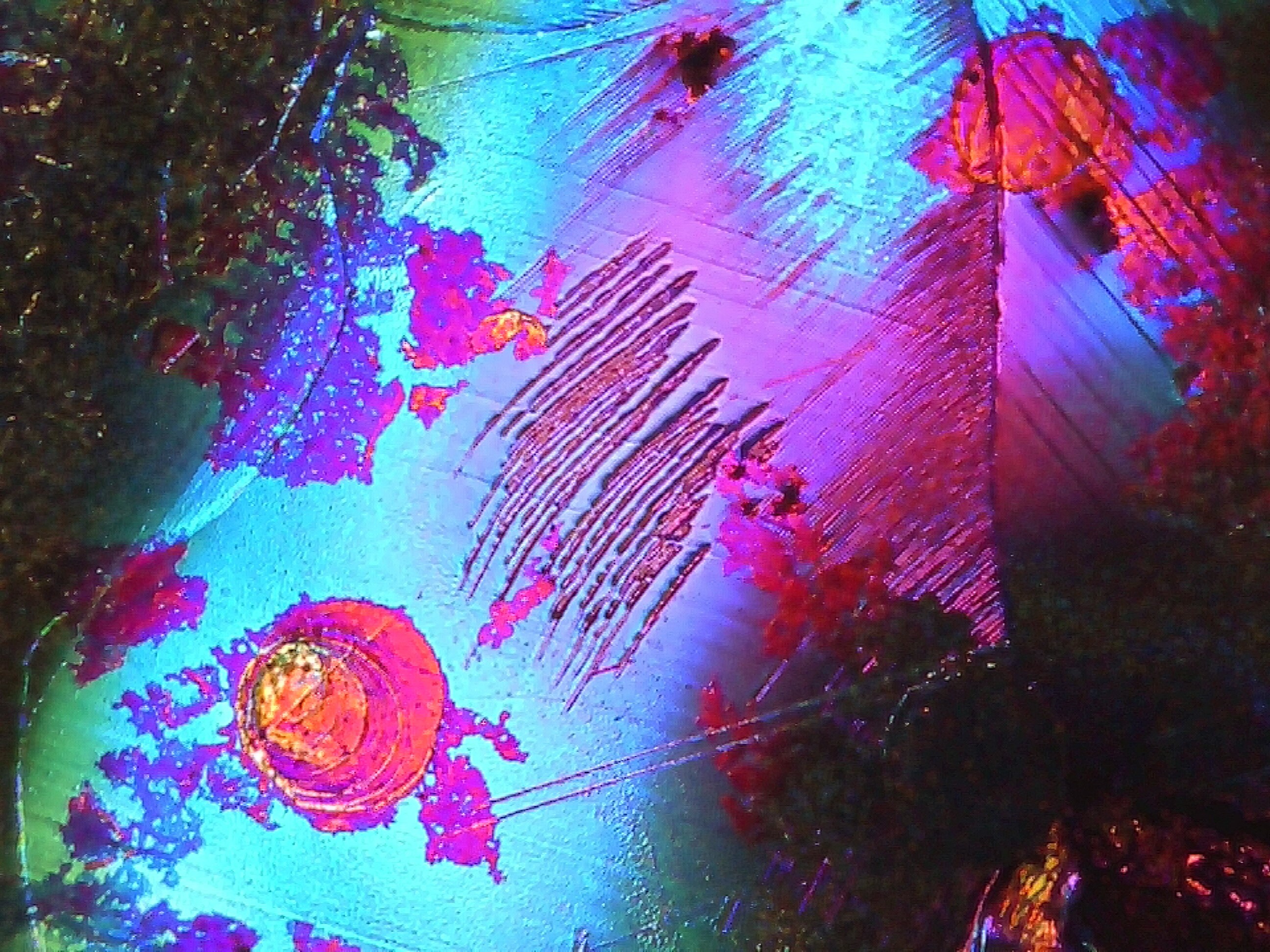 Beautiful Bismuth Crystals Colorful Natural Scientific Art Wall Decor ...