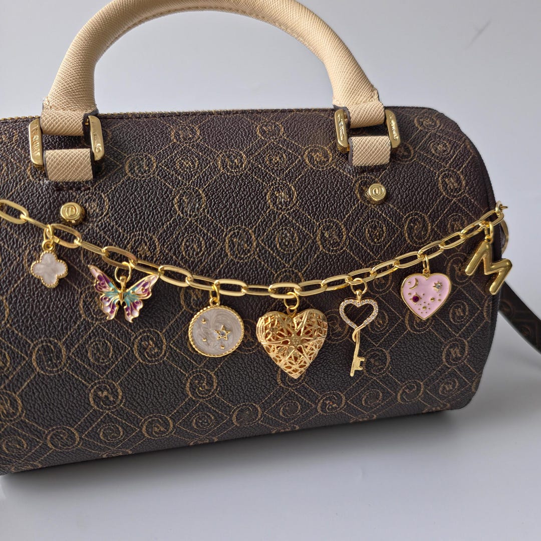 Personalized Charm Bag Chain, Make Your Own Custom Bag Charm ...