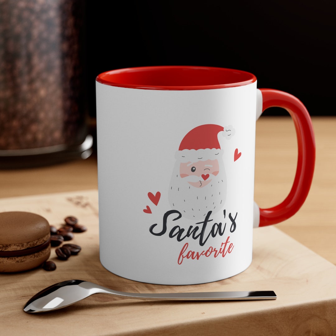 Santas Favorite Mug Christmas Mugs Christmas Mug Santa - Etsy