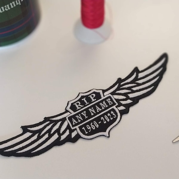 Biker Memorial Patch - Etsy