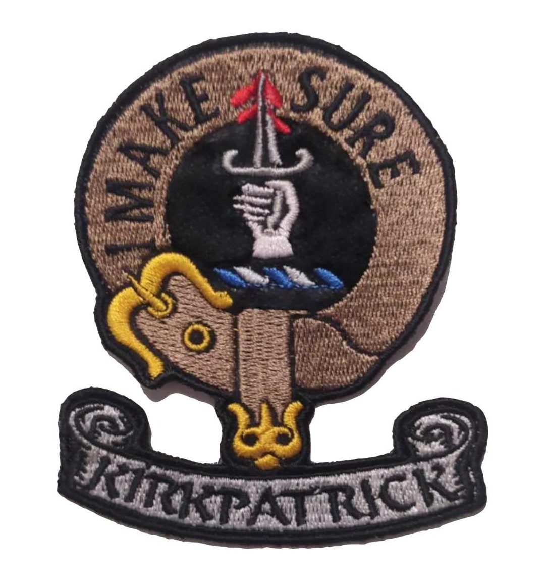 Kirkpatrick Border Reiver Clan Embroidered Sew on Patch - Etsy