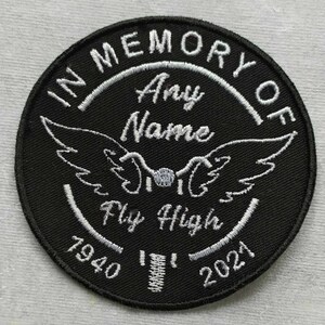 Biker Memorial Patches Customised in Memory of Any Name - Etsy