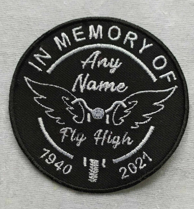 Biker Memorial Patches Customised in Memory of Any Name - Etsy