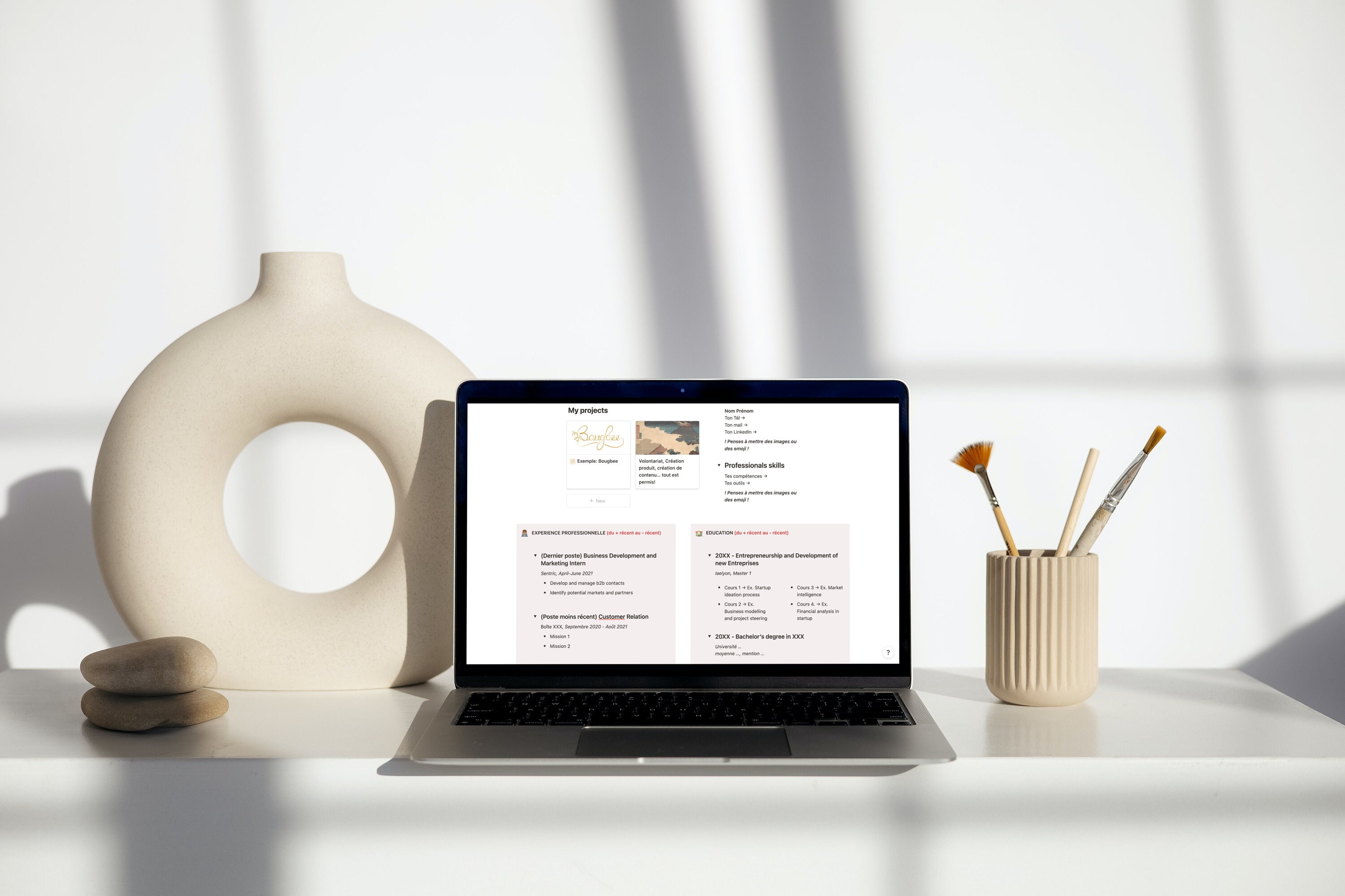 The Originality of Notion for a Unique CV! Create an Original CV That ...