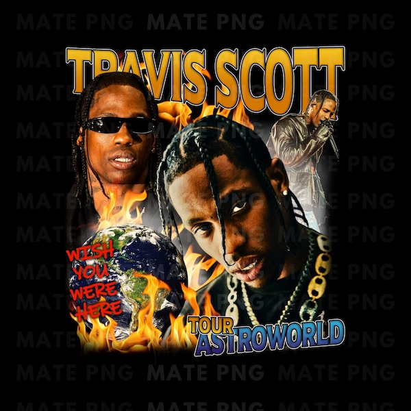 Travis Scott Bootleg Png - Etsy