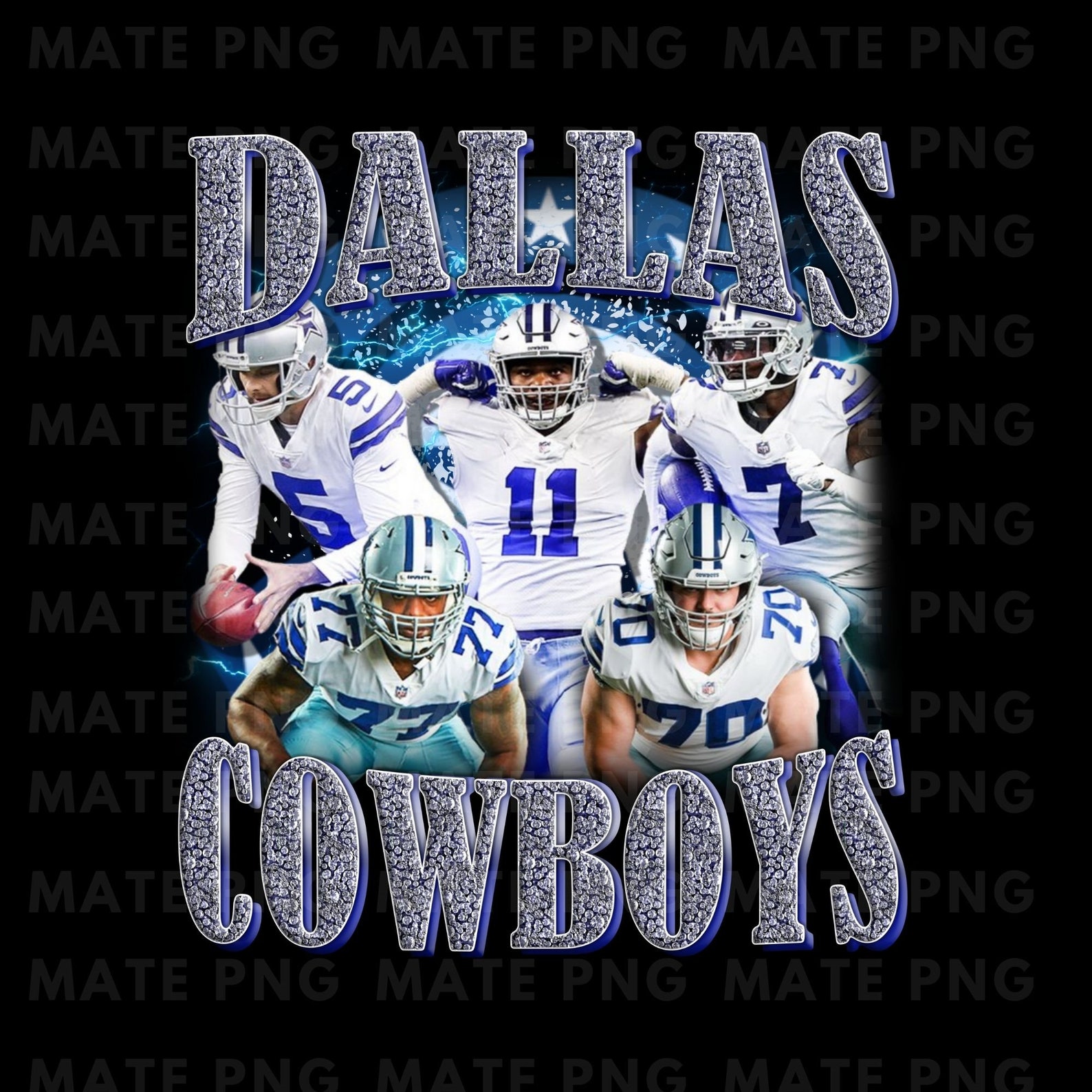 Cowboys T Shirt Design. PNG Digital 4500x5100 Px. Dallas Retro, 90s ...