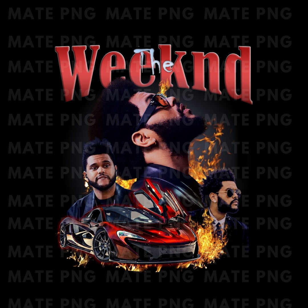 The Weeknd Shirt Design. PNG Digital 4500x5100 Px.retro 90s - Etsy ...