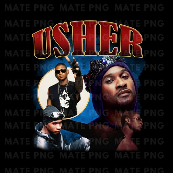 Usher T Shirt Png - Etsy